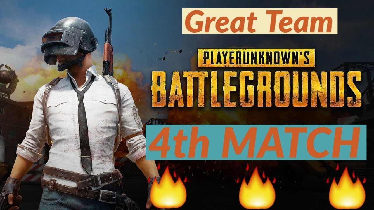 PUBG MOBILE.... 4th Match..!!! Great Team Work - YouTube