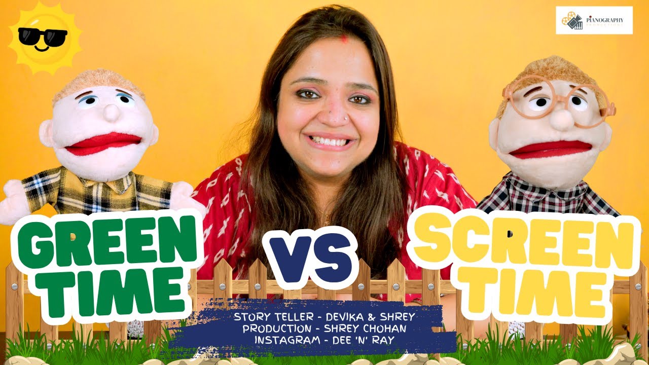 Green Time vs Screen Time | Moral Story | Stories by Devika & Shrey ...