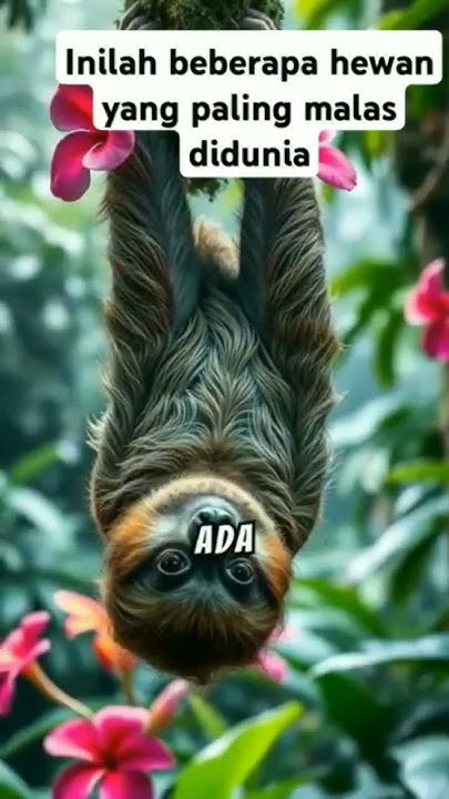 hewan paling malas didunia - YouTube