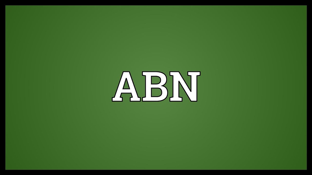 ABN Meaning - YouTube