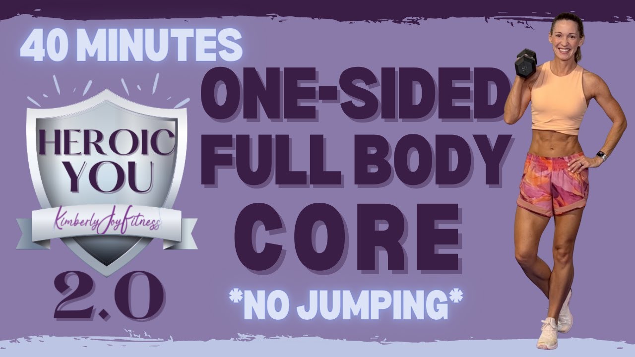 𝐇𝐞𝐫𝐨𝐢𝐜 𝐘𝐨𝐮 𝟐.𝟎 - 𝐃𝐚𝐲 #14 | One-Sided Full Body Core Workout - 40 ...