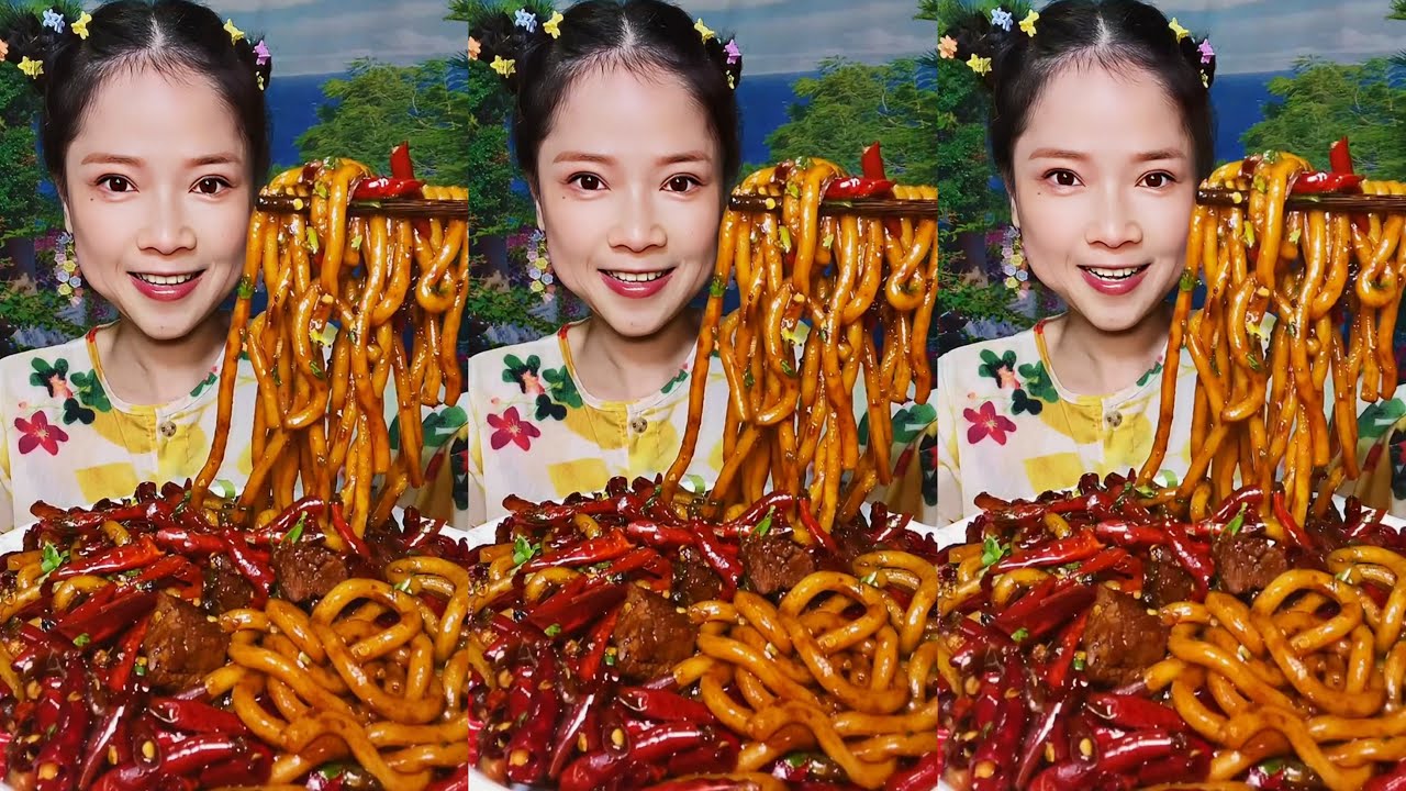 Asmr 비빔국수김치 먹방 중국국수계란 먹방 중국당면 먹방 삼양라면 중국먹방 매운라면과계란말이 먹방 맛있는