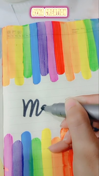 Notebook front page design #cover #diy #frontpage #shorts # ...