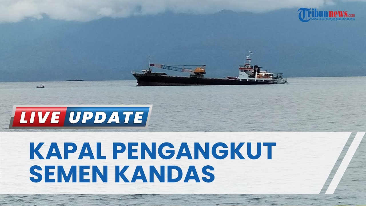 Kapal Motor Bermuatan 1000 Ton Semen Kandas di Penangkaran Karang Teluk ...
