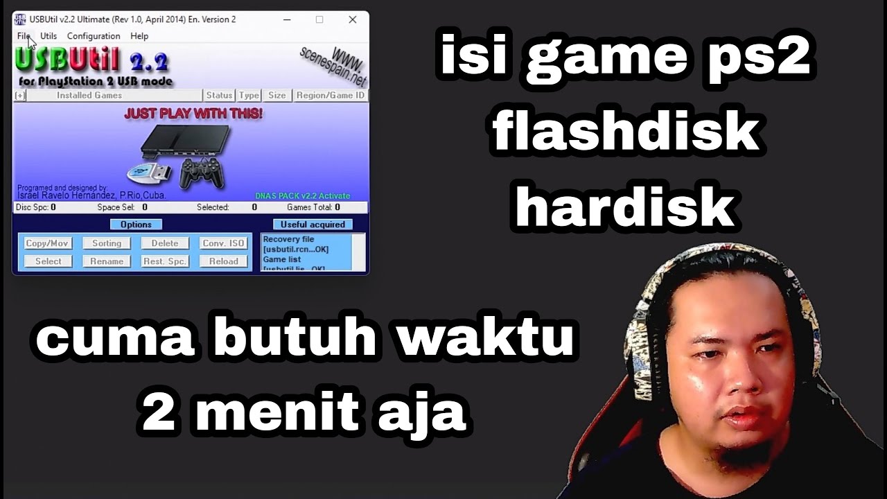 Cara isi game ps2 di flashdisk cuma butuh 2 menit - YouTube