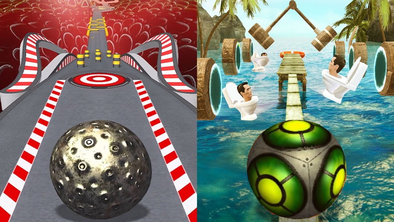 🌈 Going Balls VS Rollance Adventure,GyroSphere Trials,Rolling Balls ...