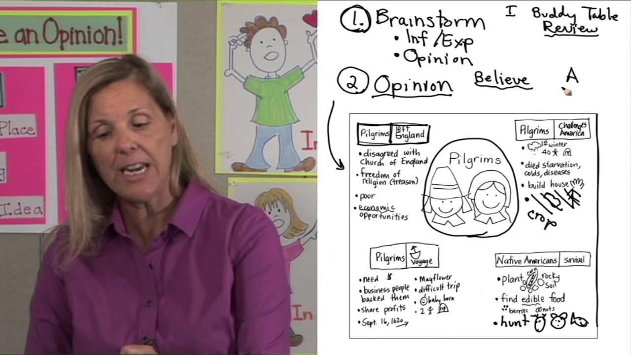 Grades 2-3 Writing Opinion Stage 5 About a Topic - YouTube