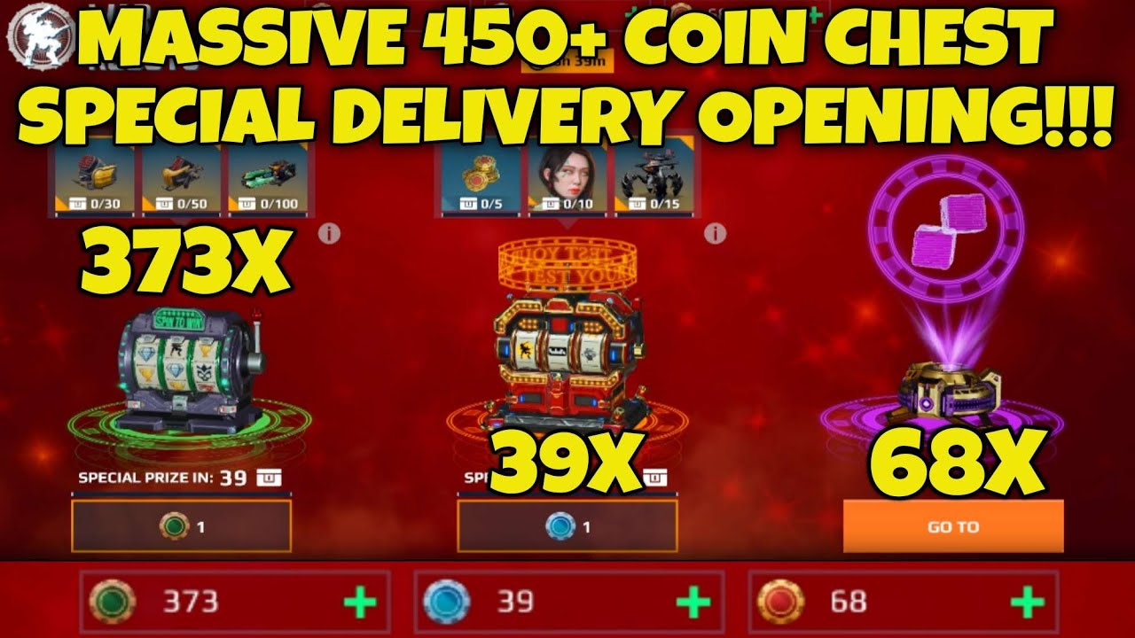 MASSIVE 450+ COIN CHEST SPECIAL DELIVERY OPENING IN WAR ROBOTS ... MASSIVE 450+ COIN CHEST SPECIAL DELIVERY OPENING IN WAR ROBOTS ...