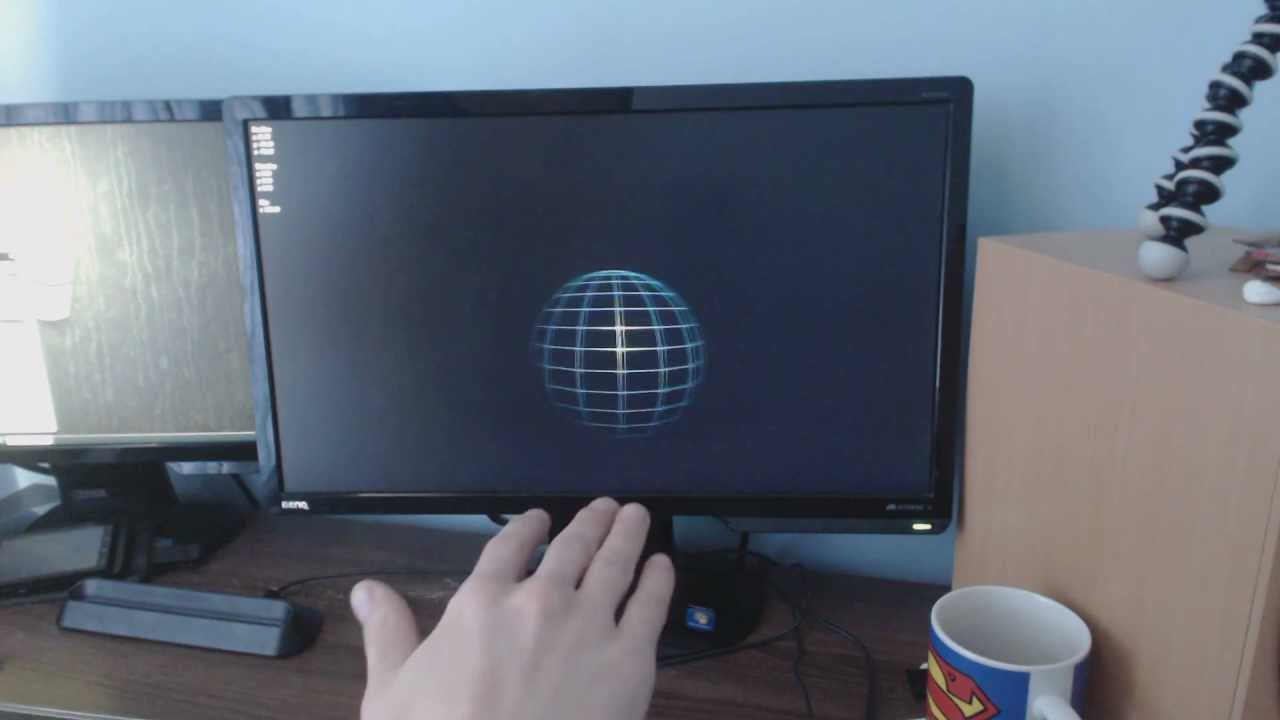 Leap Motion Hand Model Position Demo - YouTube