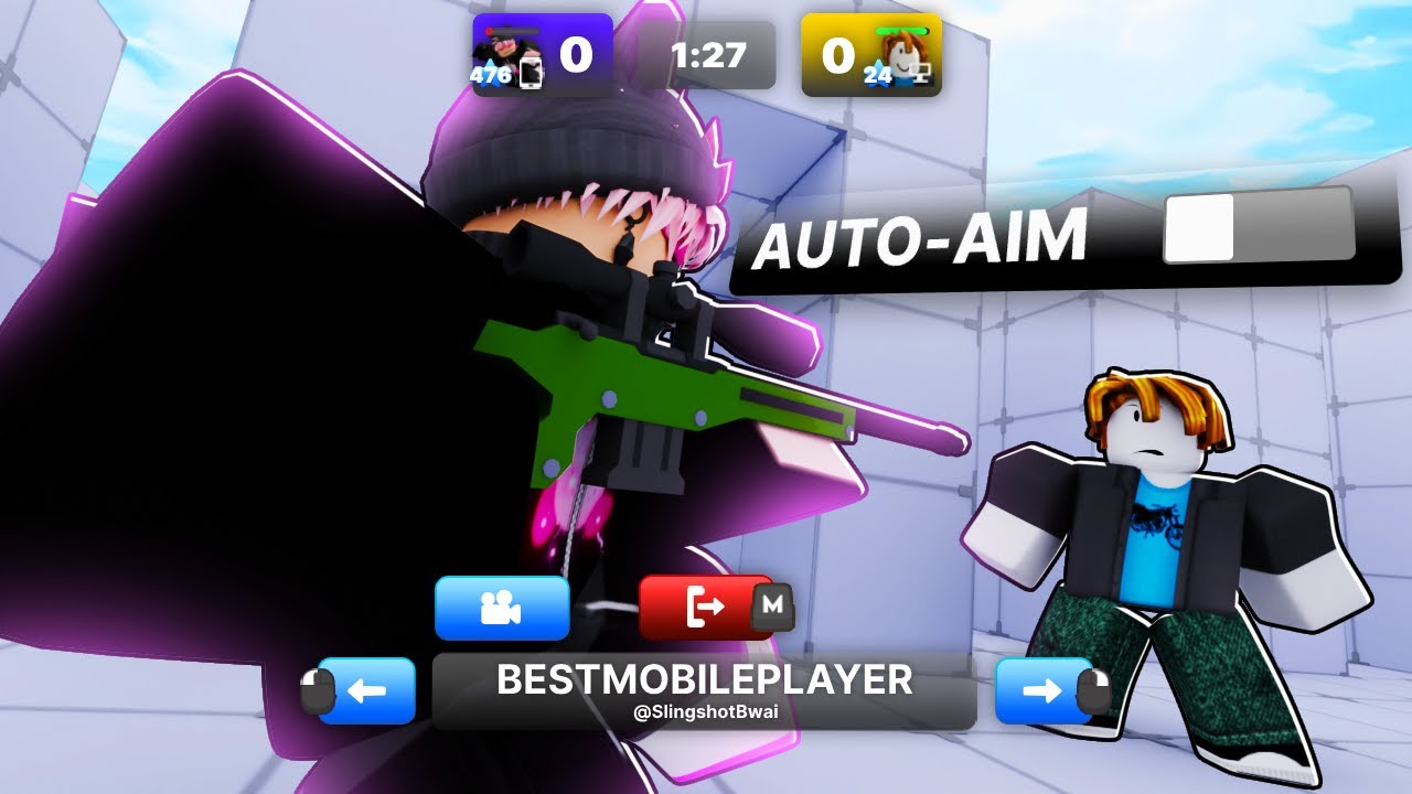 The BEST Mobile Players Vs NO AUTO SHOOT in Roblox Rivals.. - YouTube
