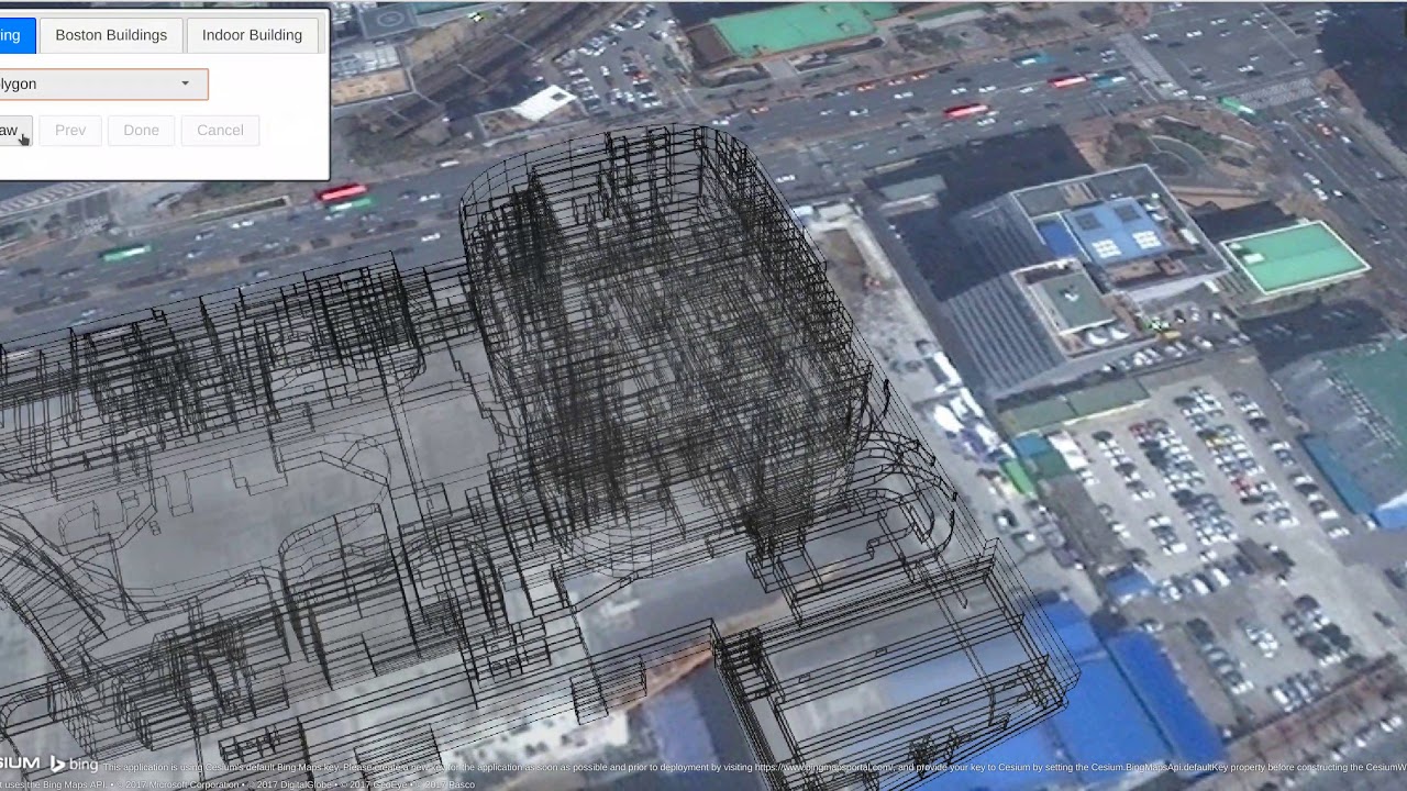 GeoServer 3D Extension Demo - Intersects query for indoor spaces - YouTube