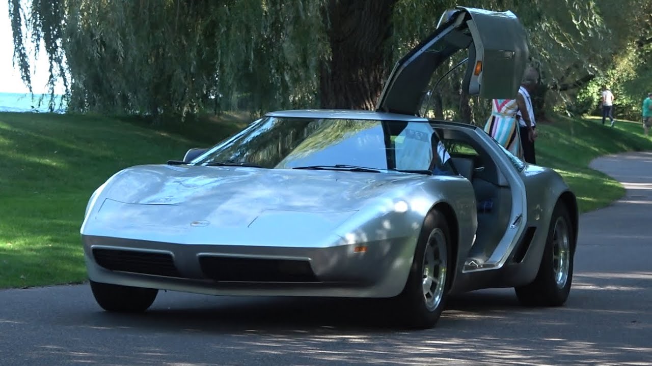 Aerovette, C8 Corvette, and Chevy Astro II Concept in motion - YouTube