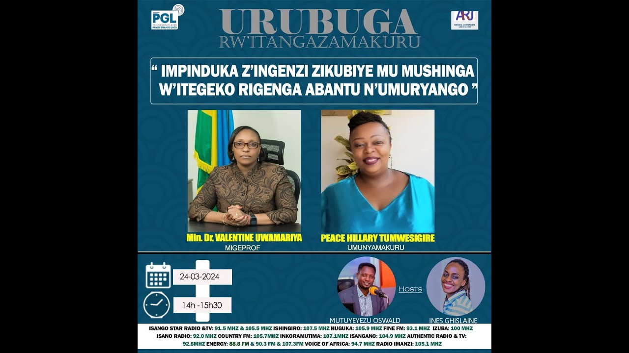 🔴LIVE: Impinduka z'ingenzi zikubiye mu mushinga w'itegeko rigena abantu ...