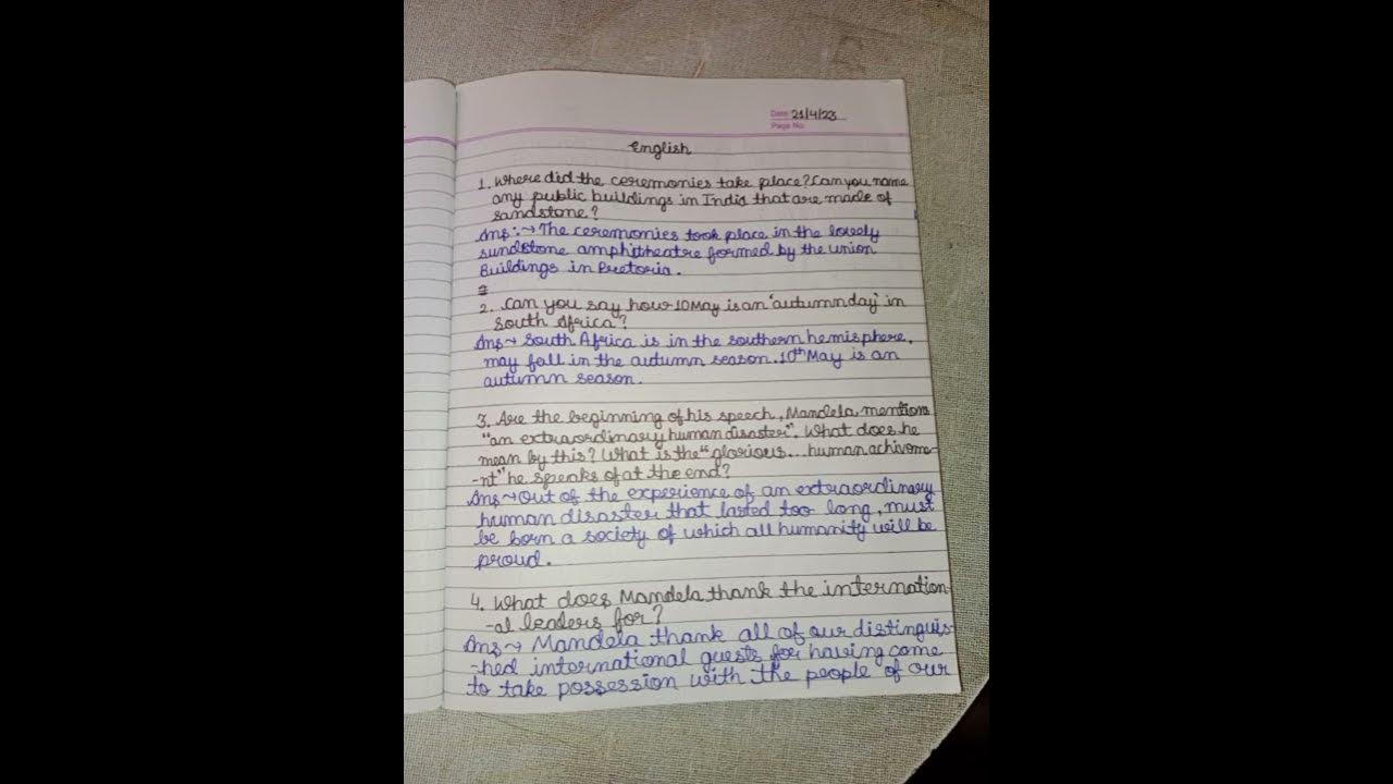 Class 10th English Question And Answer Nelson Mandela YouTube class-10th-english-question-and-answer-nelson-mandela-youtube