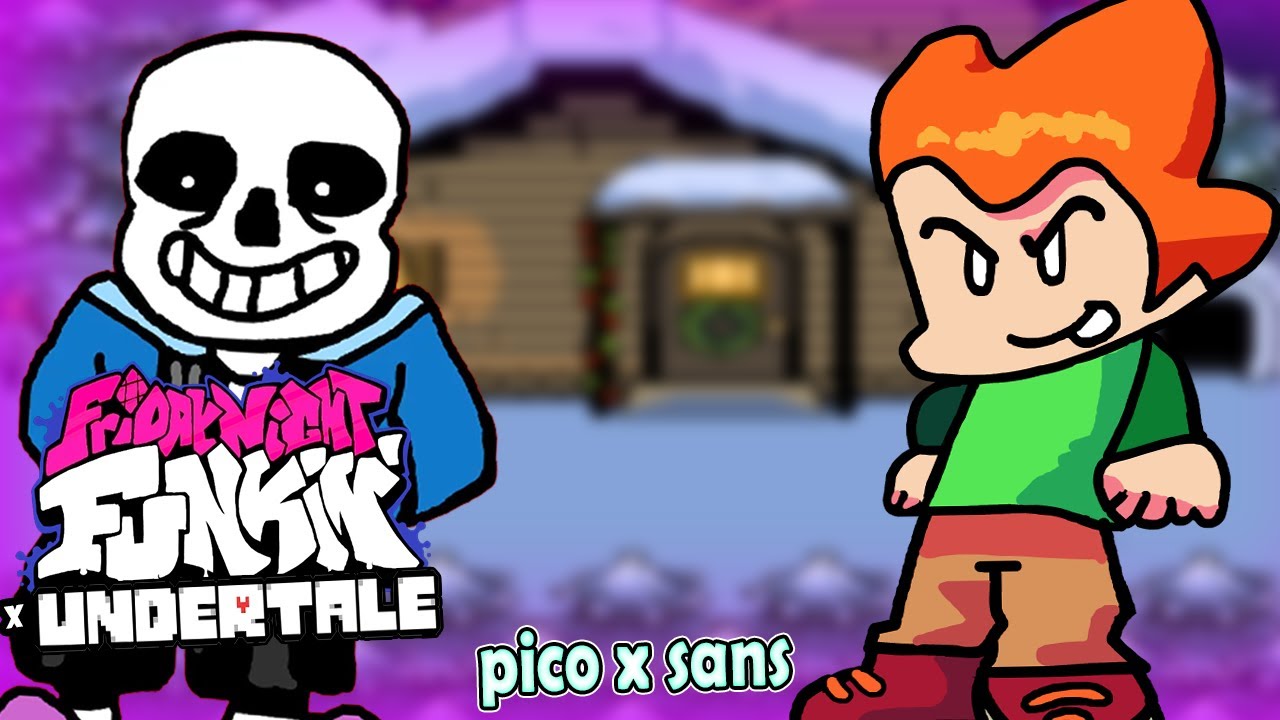 Pico x Sans (FNF x Undertale Mashup) - YouTube