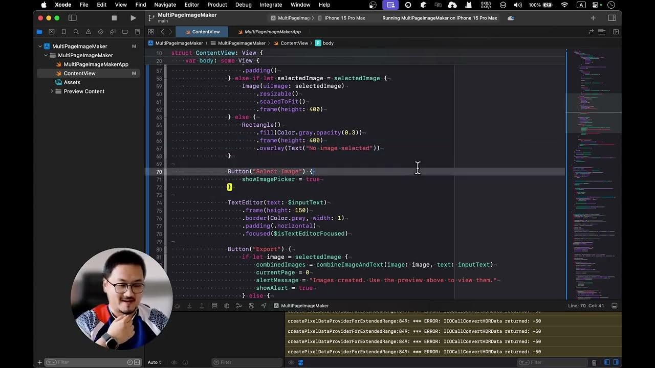 SwiftUI Starter Pack 8 Image and Text CombinerMemory Card and Watermark Maker PART 2 - YouTube