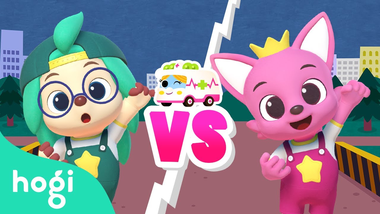 Super Rescue Team | Dance Battle Game with Hogi & Pinkfong ...