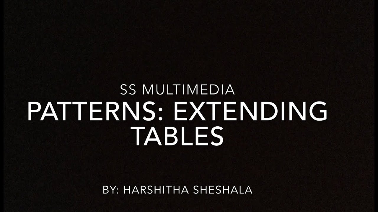 08-06: Patterns Extending Tables | 5th Grade | SS Multimedia - YouTube
