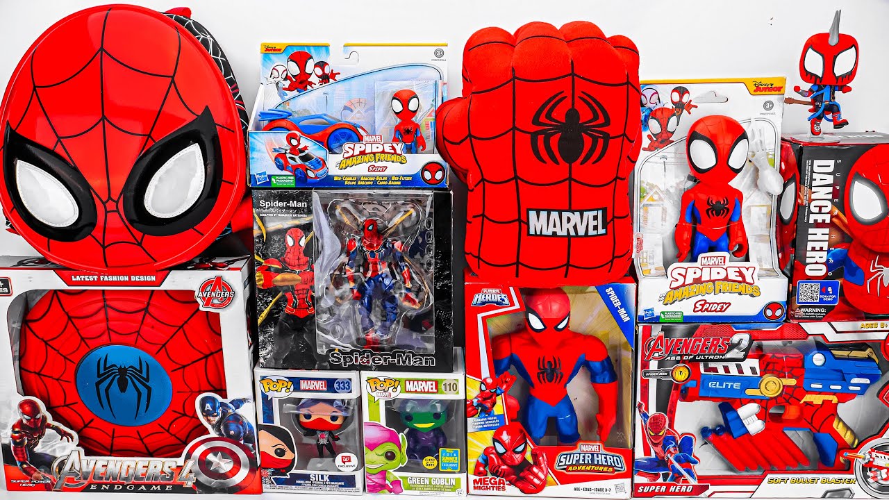 Spider-Man Toy Collection Unboxing Review| Spidey and His Amazing ...