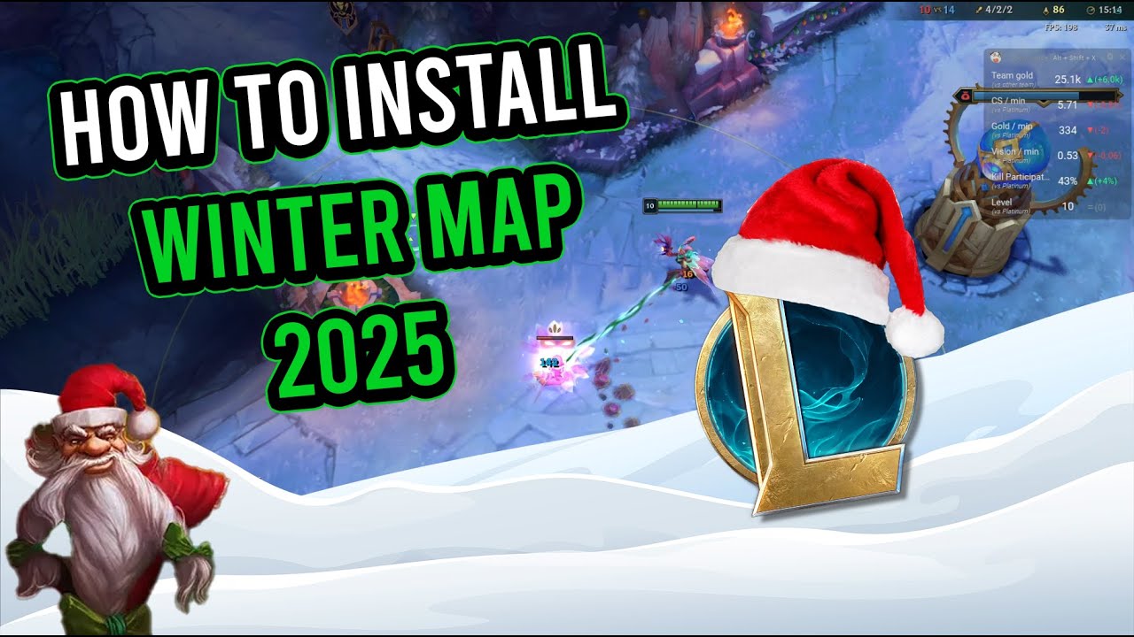 How to install the Winter Map - league of legends 2025 - YouTube