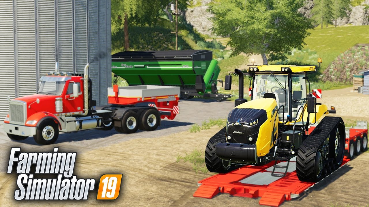 FS19- THE CHALLENGER MT743 IS UP FOR A CHALLENGE- PULLING ELMERS 2000 ...