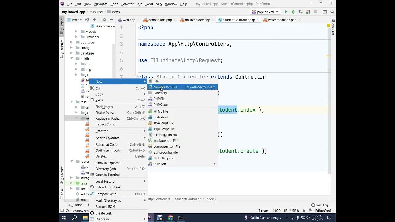 Web Design & Development Using PHP Laravel & JavaScript VueJS Day 18 - YouTube
