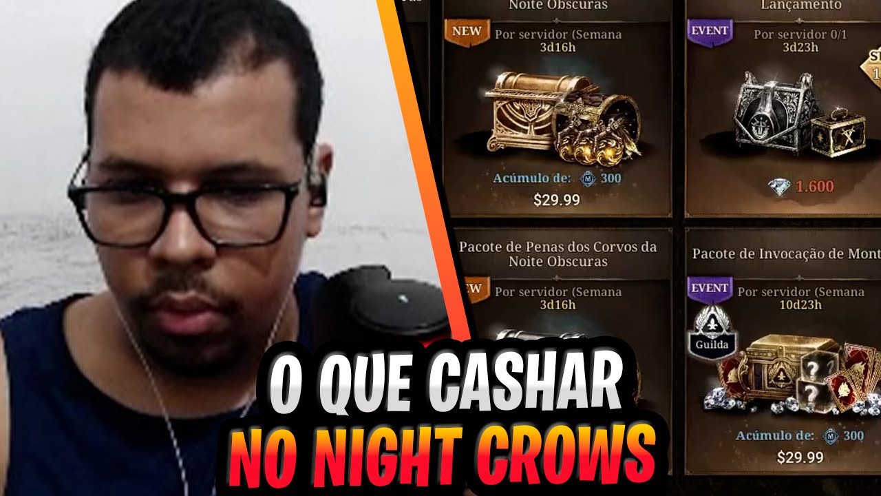 O QUE CASHAR NO NIGHT CROWS SEGUNDO O MATEMATICO - YouTube