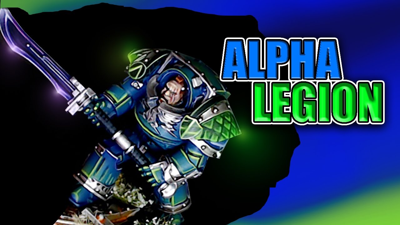 How to Paint Alpha Legion - Freehand - YouTube