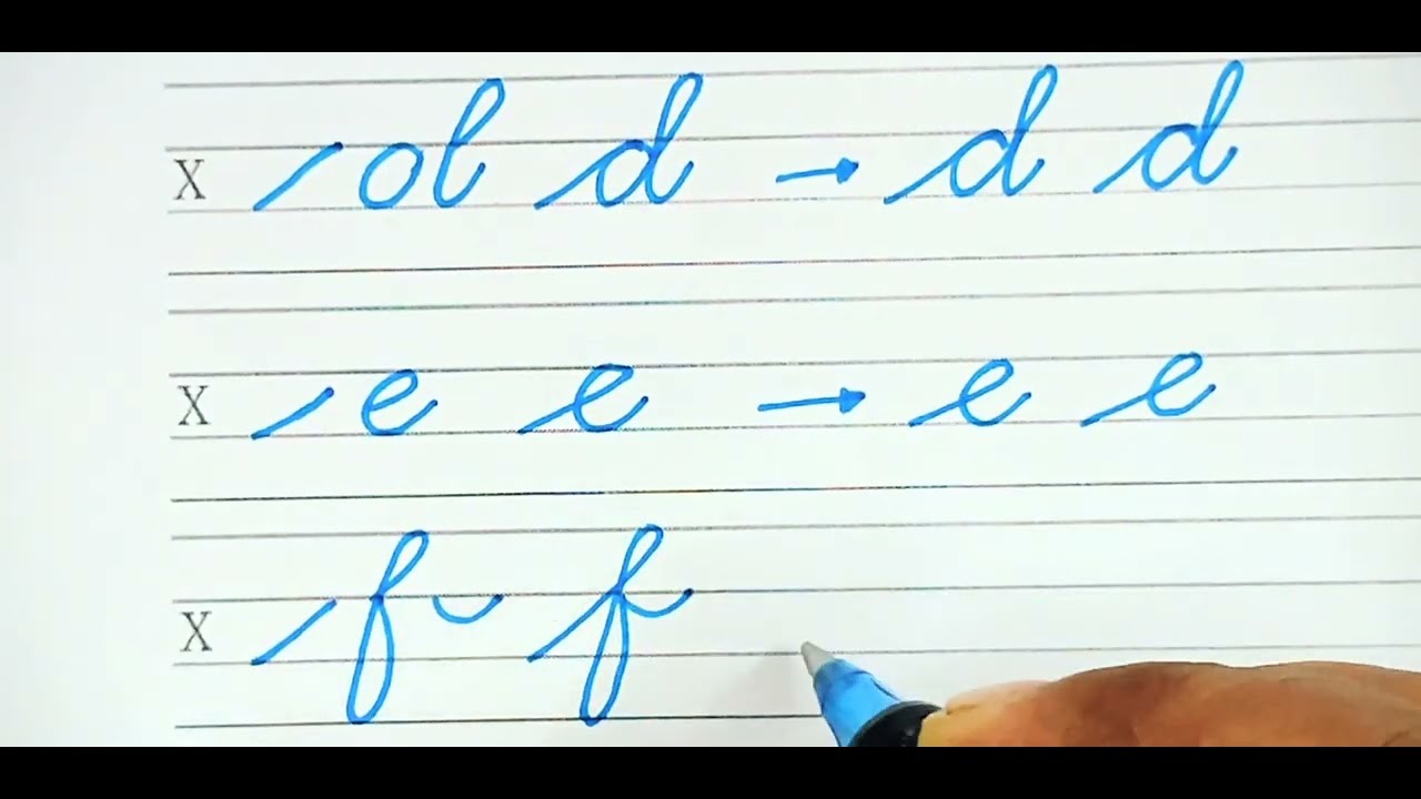Learn Step By Step Writing Of Small Letters In Cursive Style How To Learn Step By Step Writing Of Small Letters In Cursive Style How To