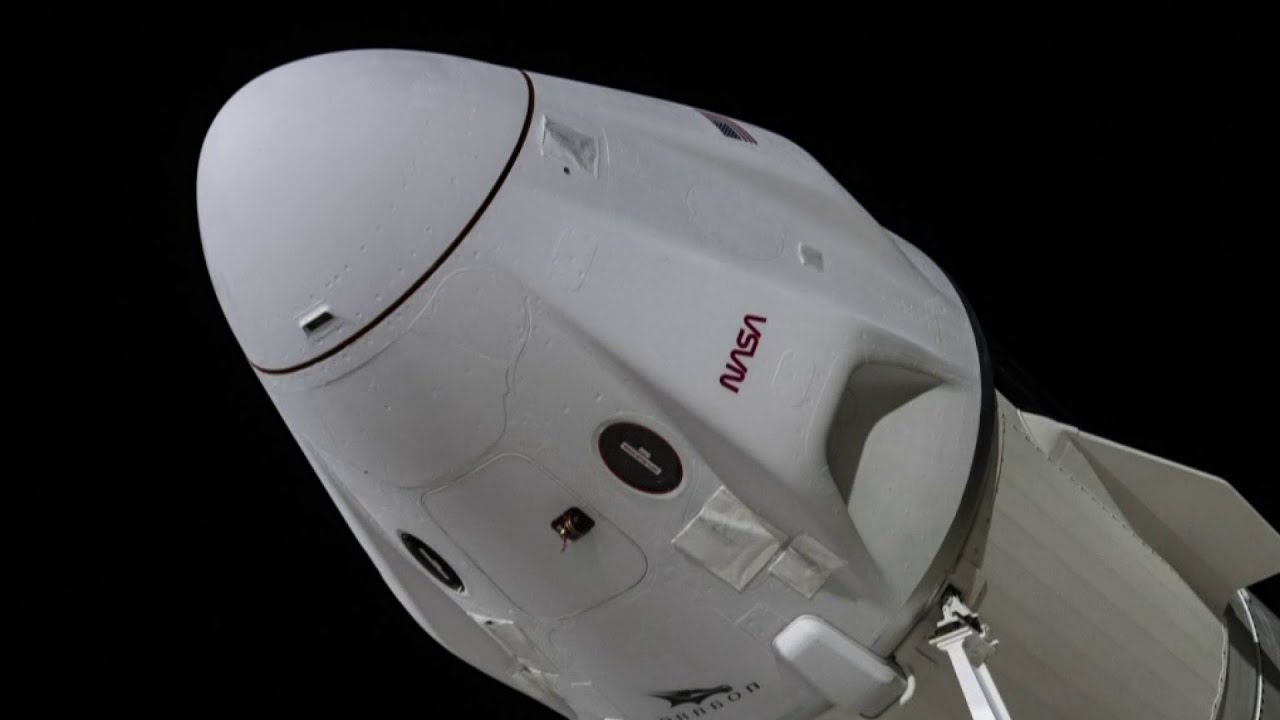 Rocket, capsule rolling out for Crew-6 mission - YouTube