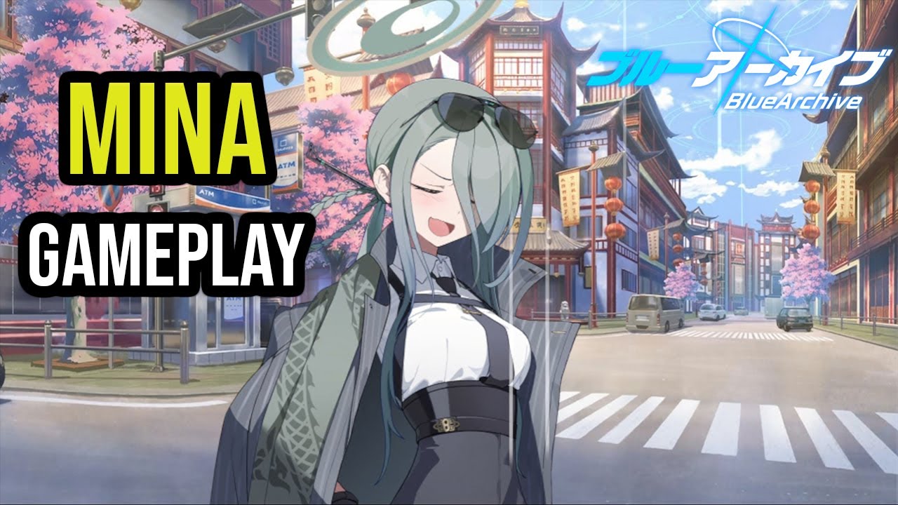 Blue Archive Mina Attack Animations & Gameplay - YouTube