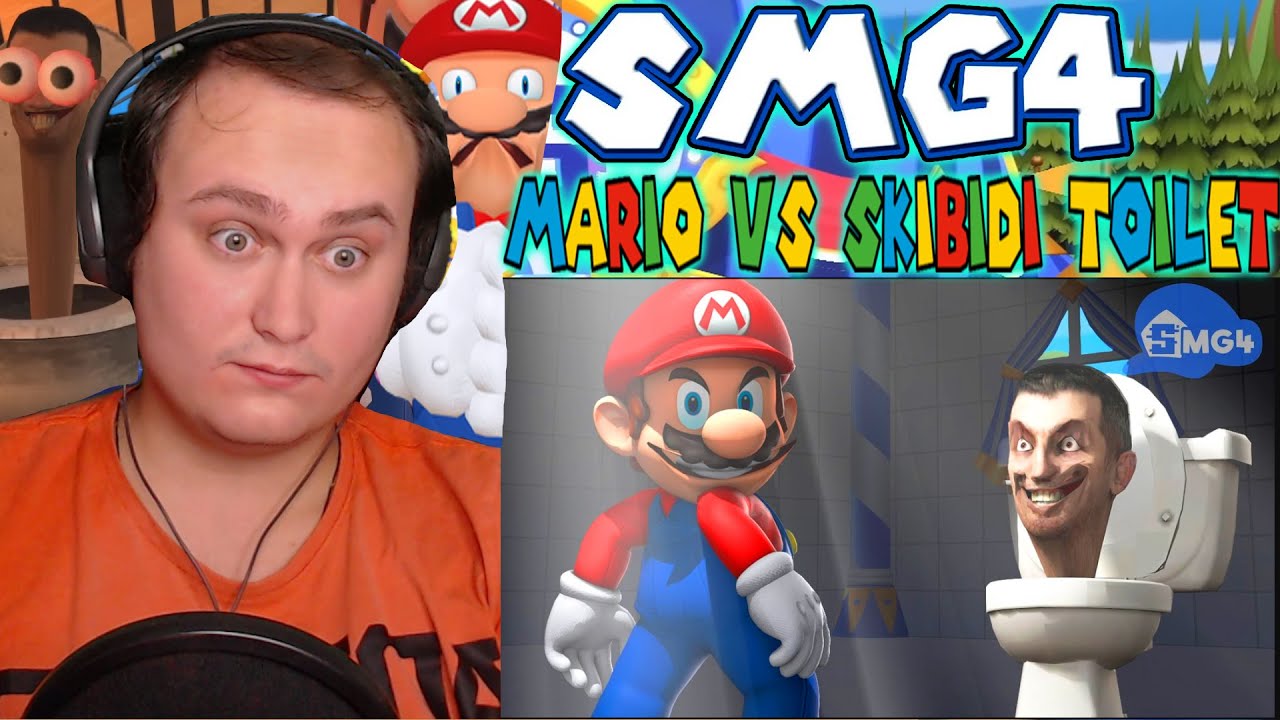 SMG4: Mario VS Skibidi Toilet | Reaction | Skibidibye - YouTube