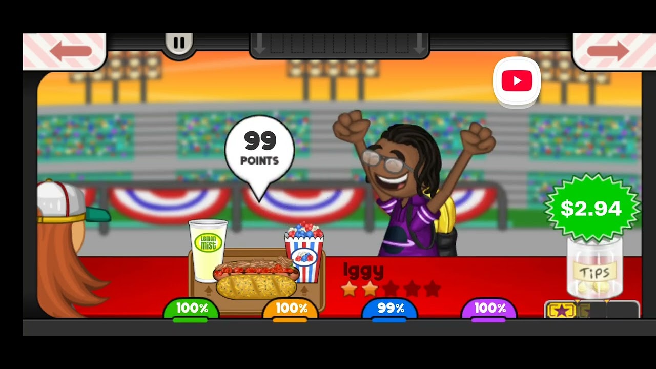 Papa's Hot Doggeria: All Starlight Jubilee toppings! - YouTube