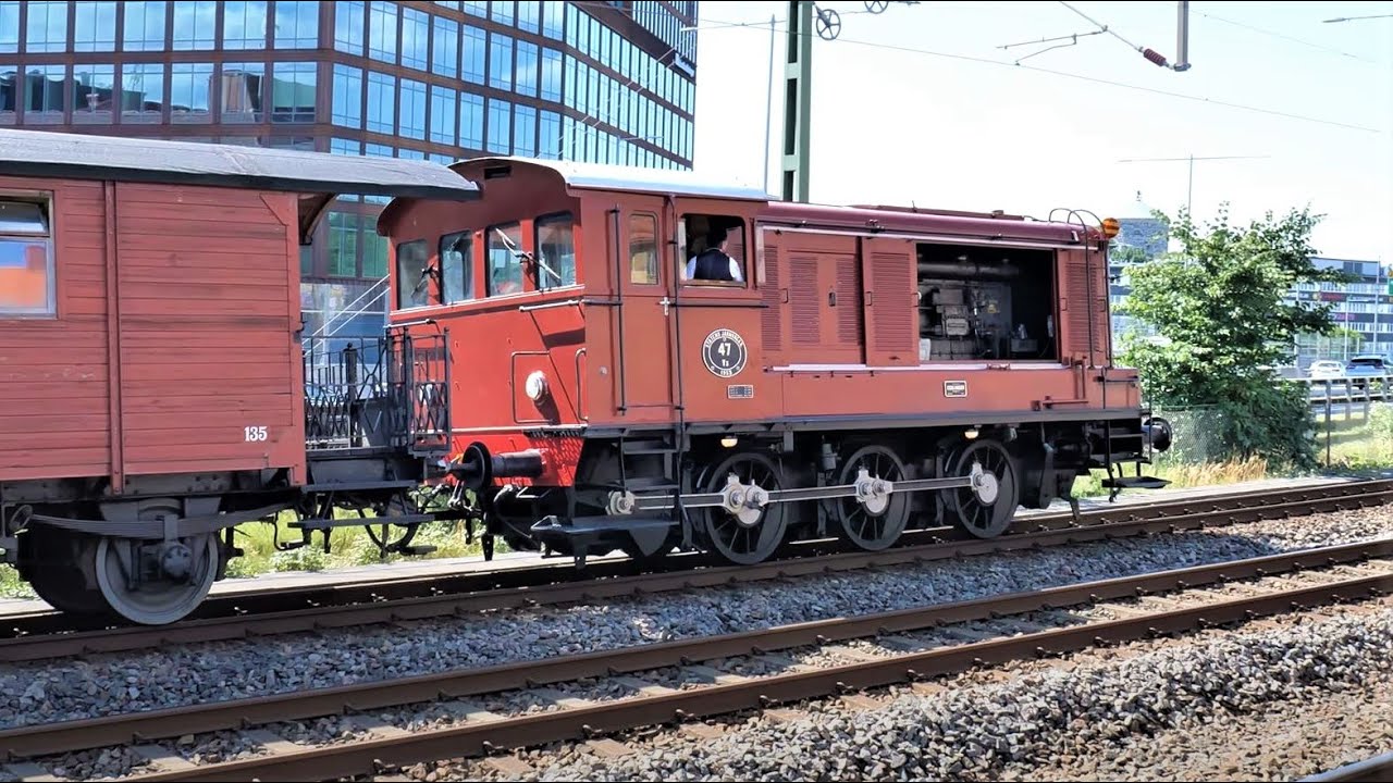 Esslingen SJ V3 diesel locomotive (1953) Bergslagernas Järnvägssällskap ...