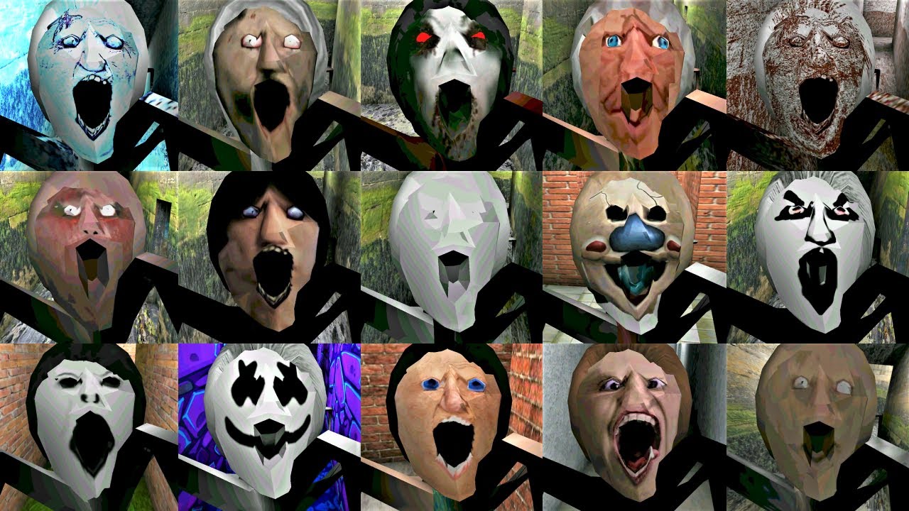 Angelene Spider Jumpscares Battle | Many Granny 1.8 Modes, Including ...