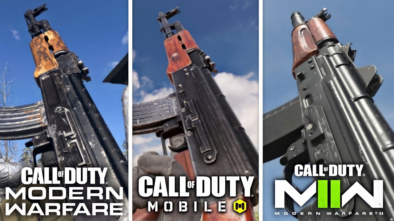 Call of Duty Modern Warfare vs. COD Mobile vs. COD Modern Warfare 2 ...