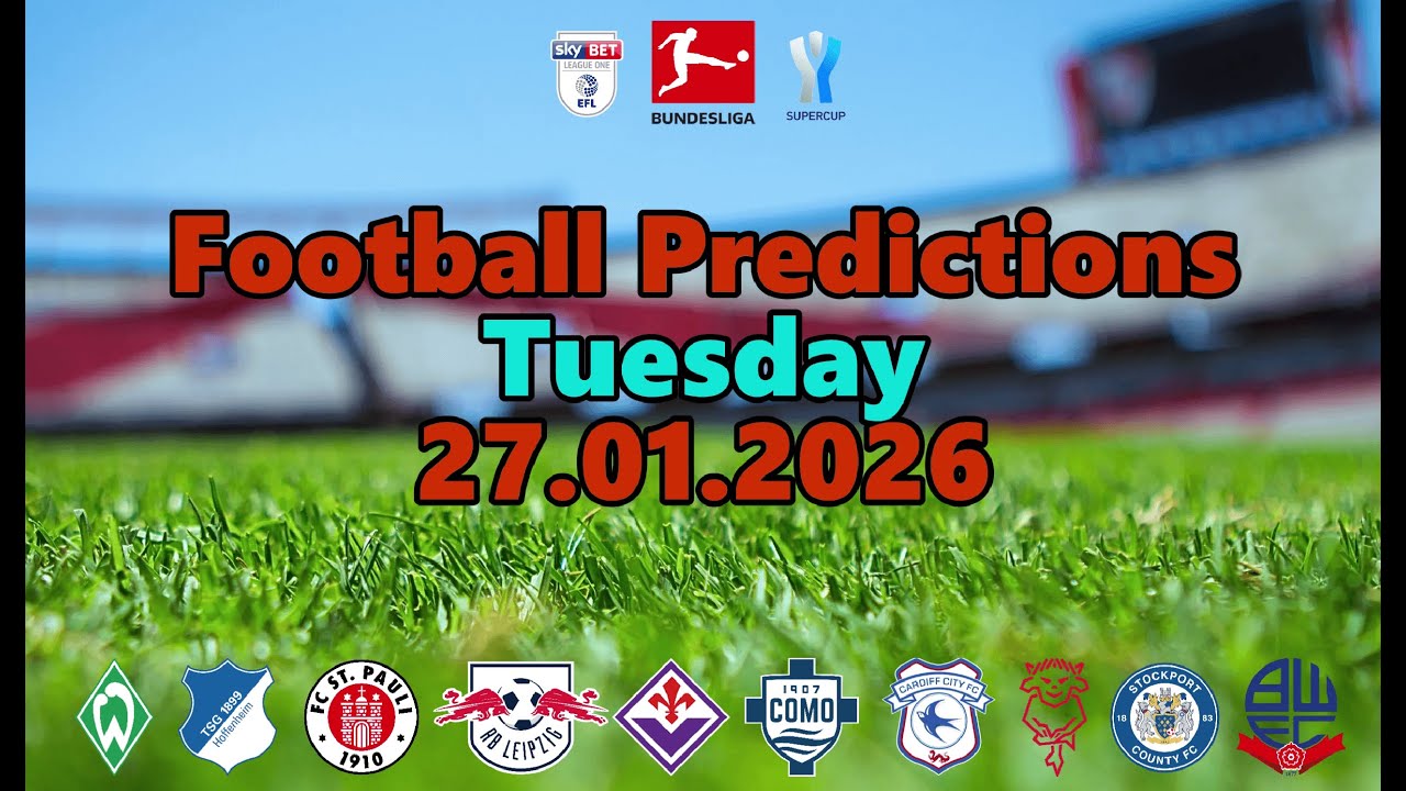 Football Predictions Today | League One | Top Matches Tuesday 27 ...