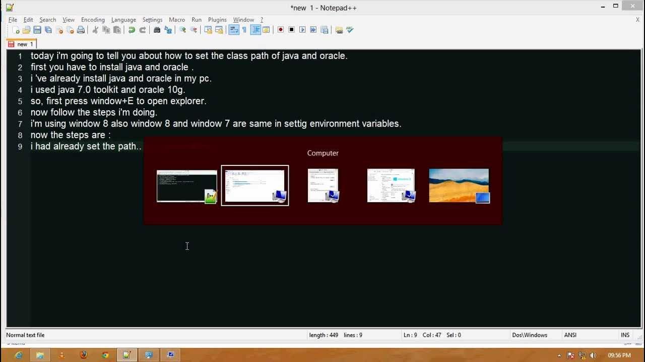 How to set java and oracle classpath - YouTube