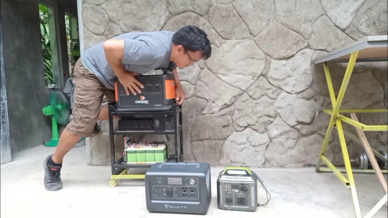 DIY PORTABLE POWER STATION GENERATOR DC TO AC NO GRID - YouTube