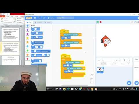 Visual programming using scratch, conditional statement Computer SNC Class 8th - YouTube