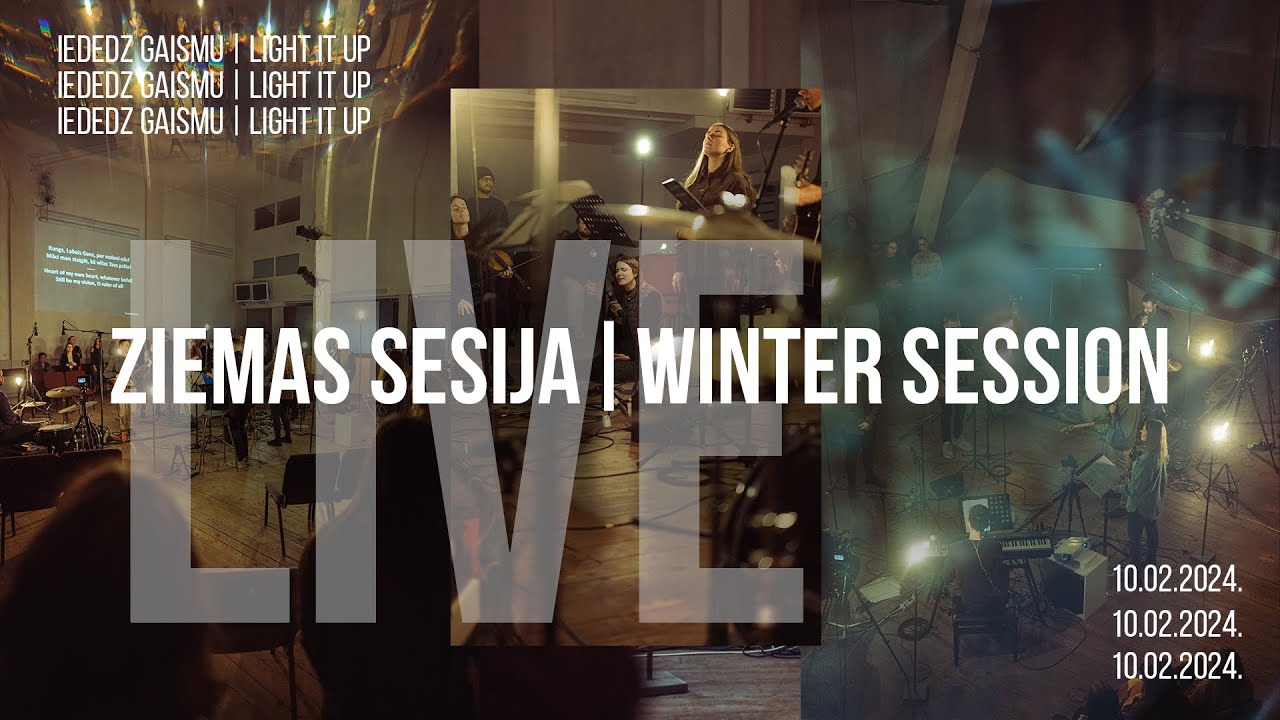 Iededz Gaismu ziemas sesija | Light it Up winter session @ 10.02.2024 - YouTube