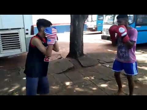Lutinha de boxe de amigos kkk