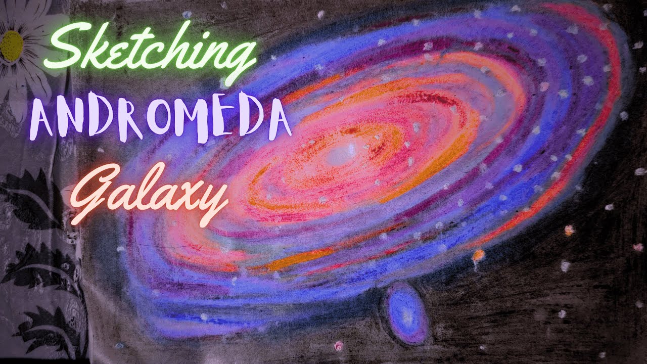 Drawing Andromeda Galaxy using Crayon's || Sketching || #Sketch #Art ...