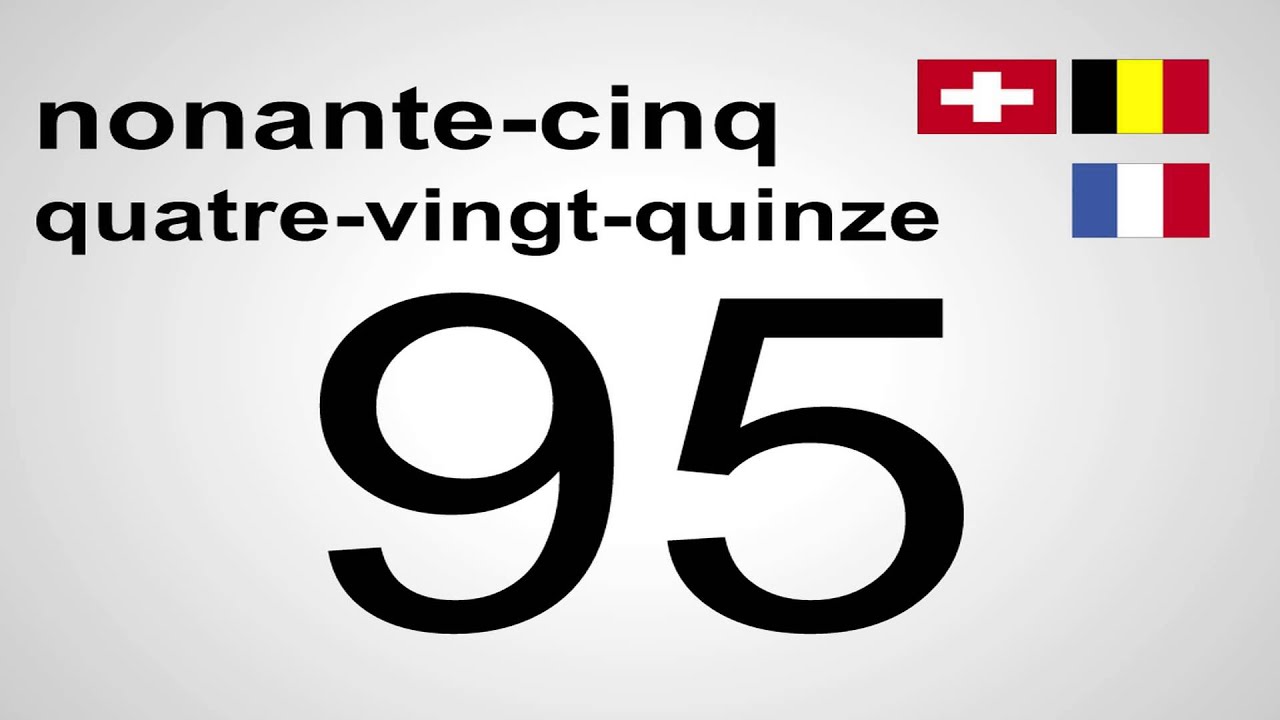 Os números em Francês de 90 a 100 - YouTube