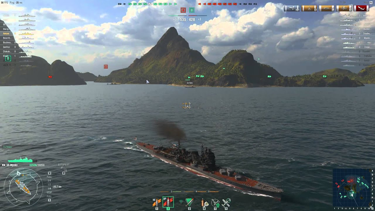 World of Warships: Myoko - YouTube