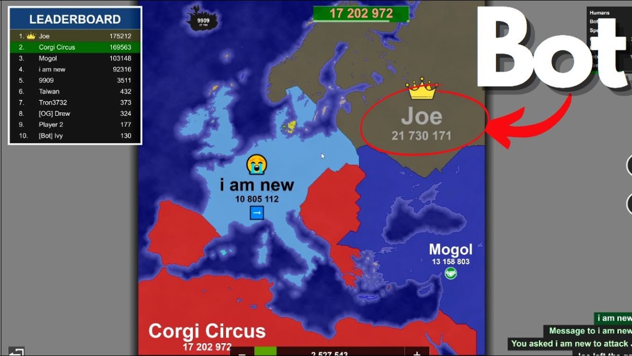 We Use The Bot To Do Our Bidding Territorial IO - YouTube