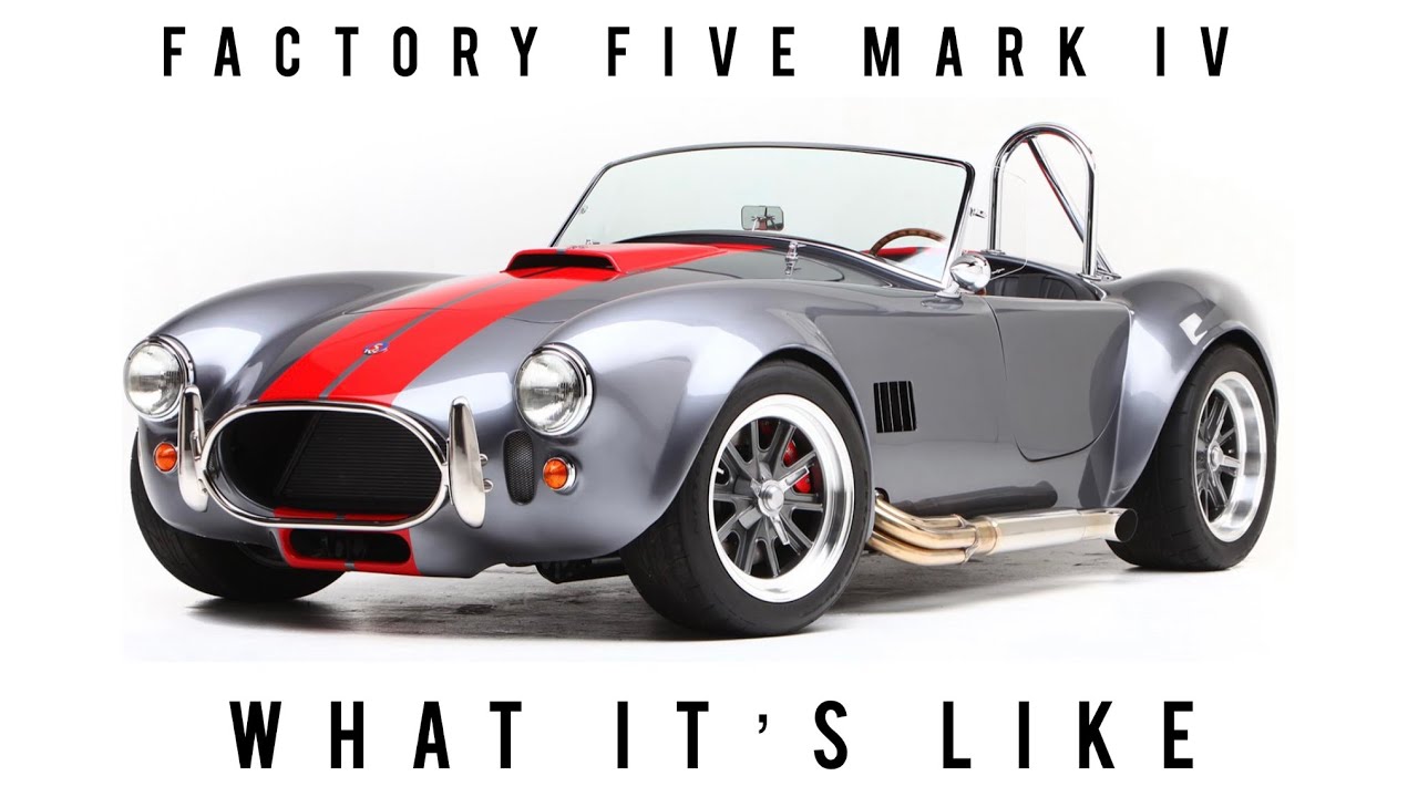 factory five ac cobra mark iv roadster - YouTube