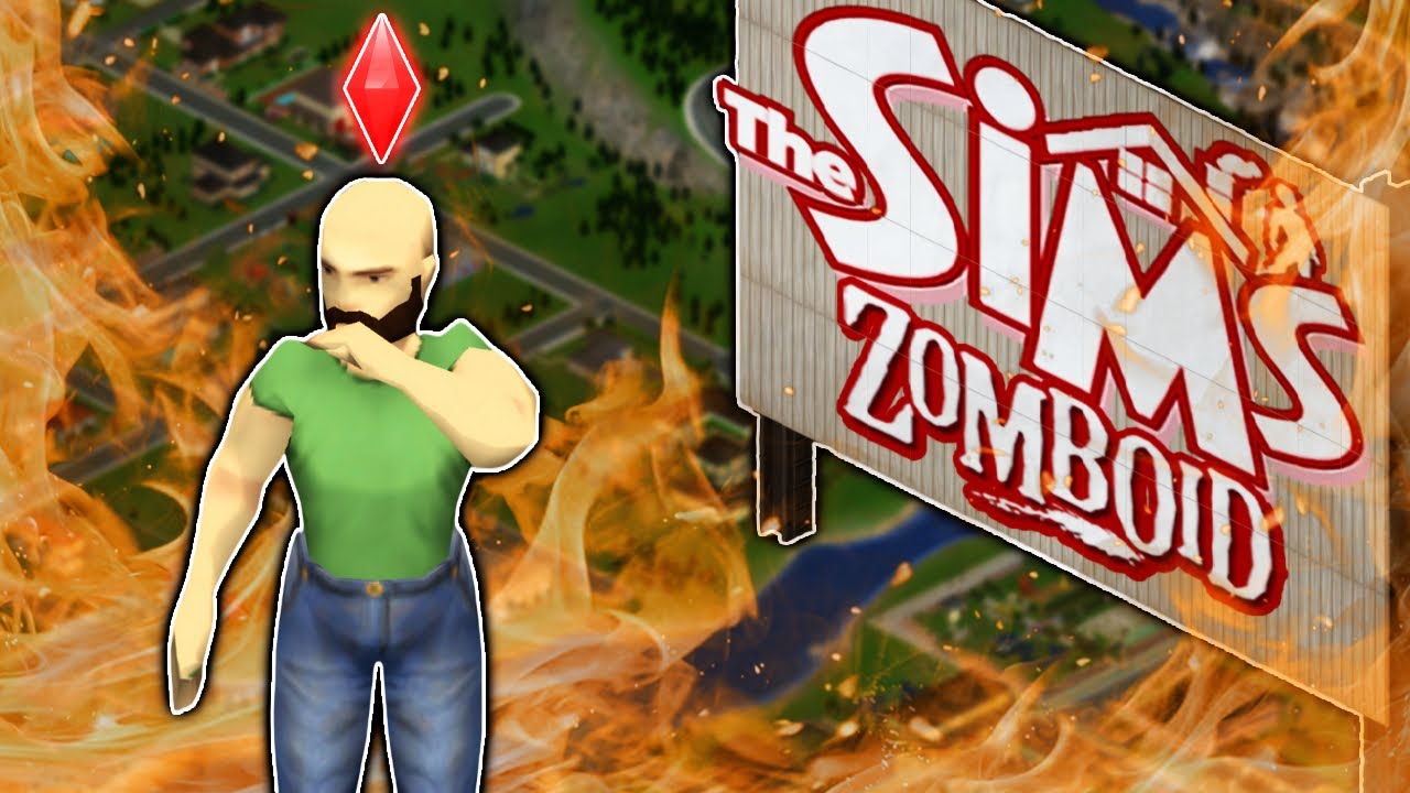 I SURVIVED 30 Days In The SIMS Map Mod For PROJECT ZOMBOID - YouTube