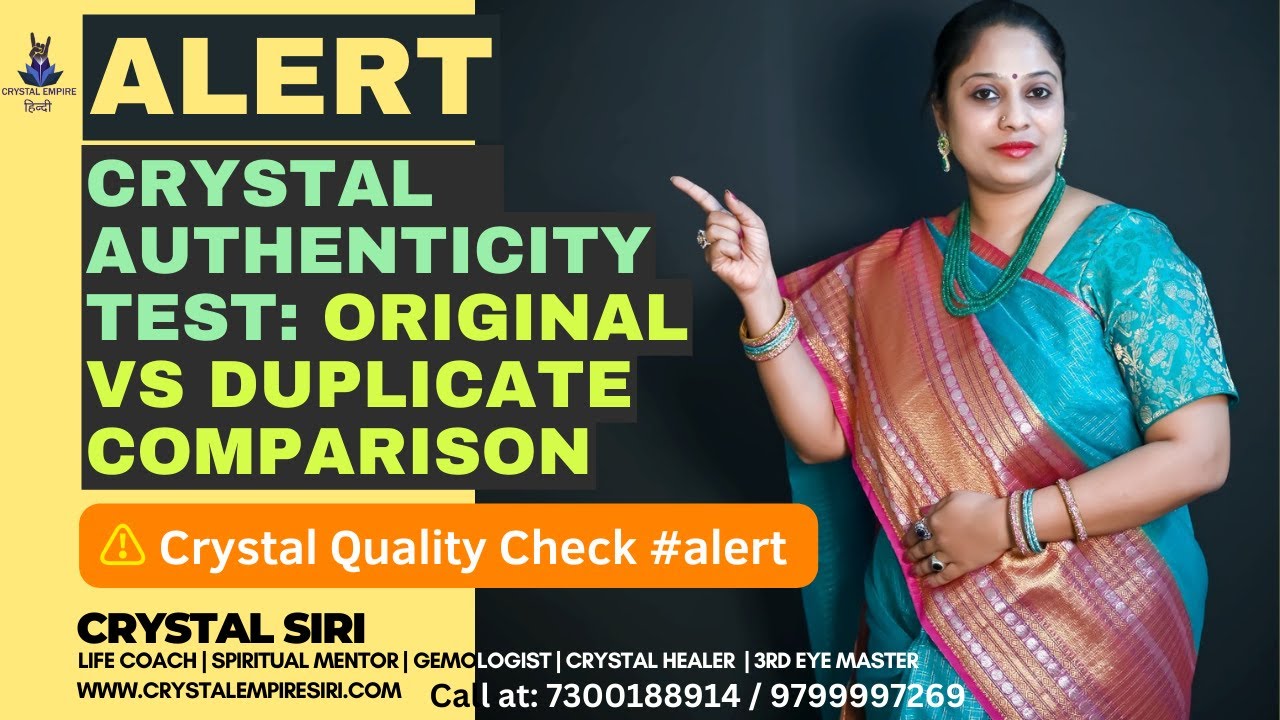 Crystal Authenticity Test: Original vs Duplicate Comparison | ⚠️ ...