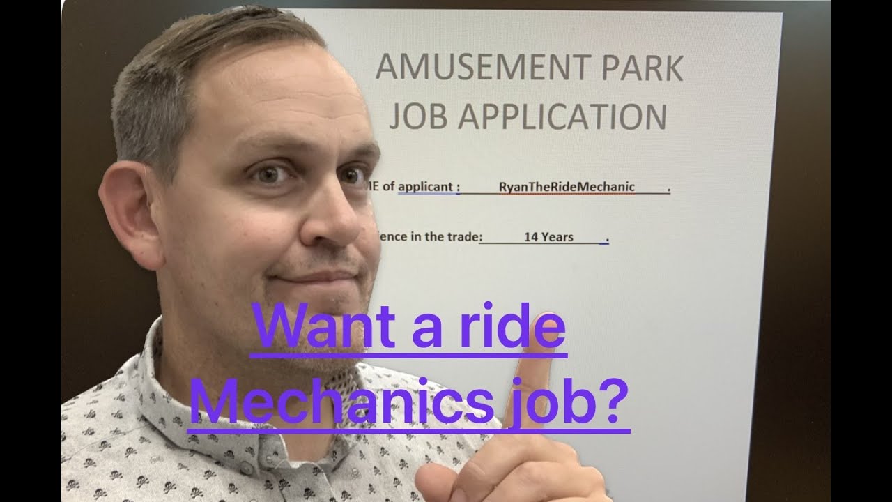 SO YOU WANT TO BE A RIDE MECHANIC - YouTube